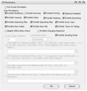 How to Password Protect and Set Permissions for Shared Folder?